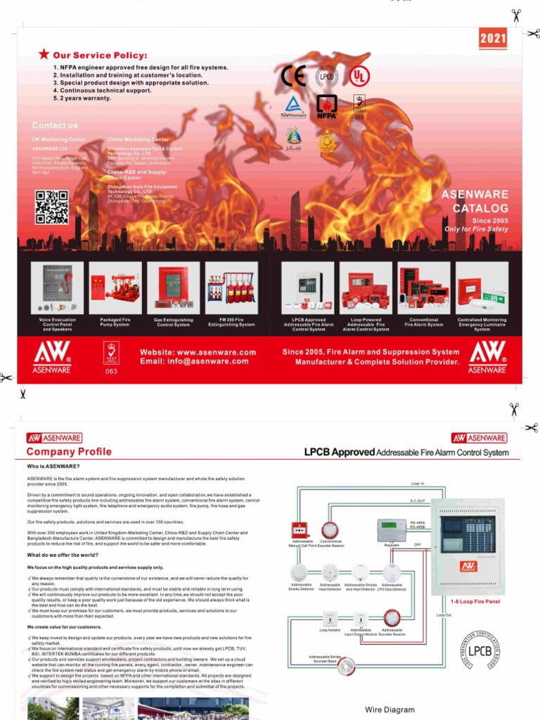 ASENWARE New Fire Safety Catalogue 2021 | PDF