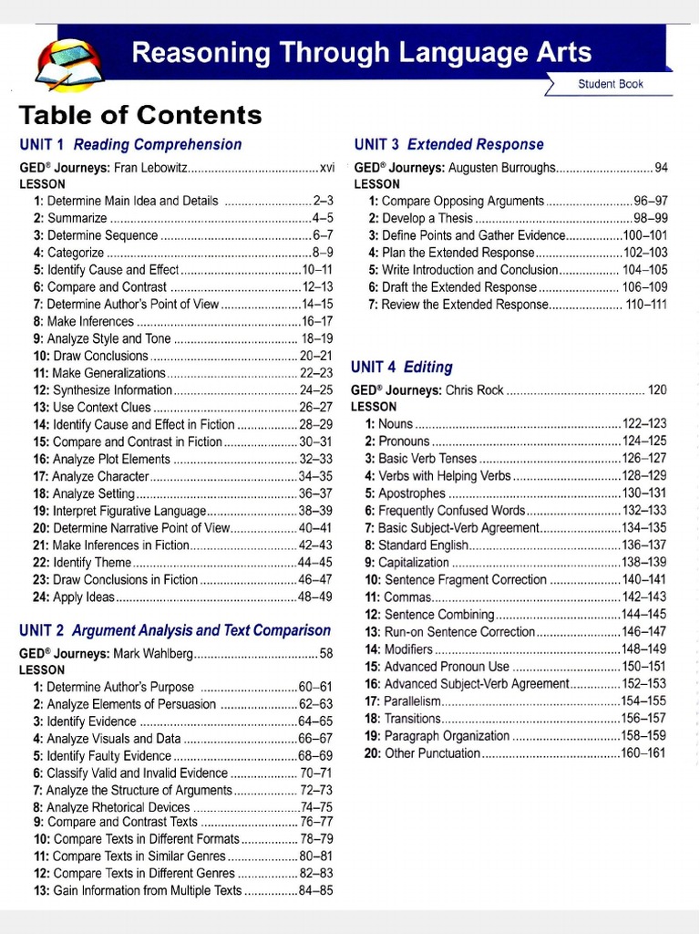 RLA Student Book | PDF