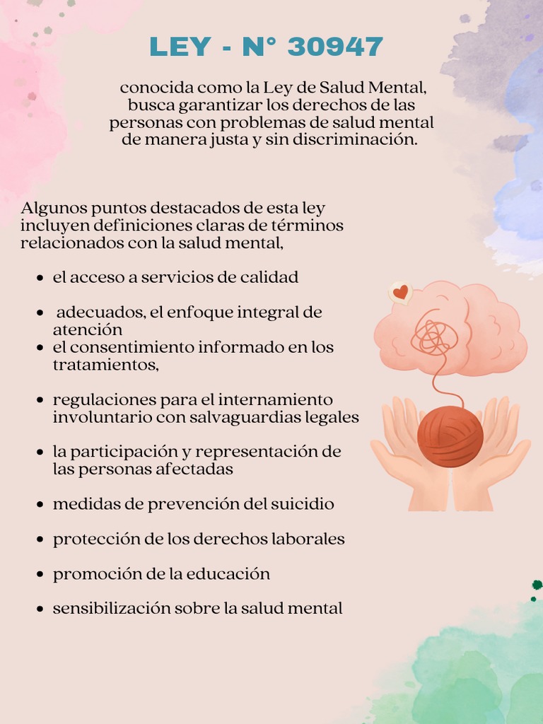 Resumen de Ley 30947 | PDF