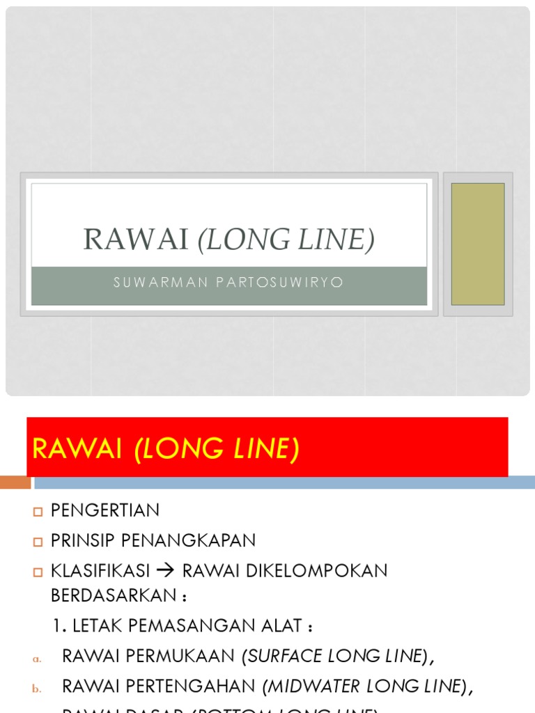 Panduan Long Line dan Pole & Line | PDF