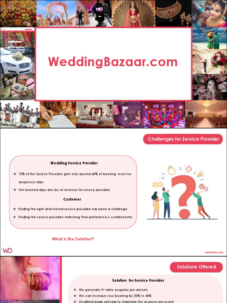 Wedding Bazaar Presentation | PDF