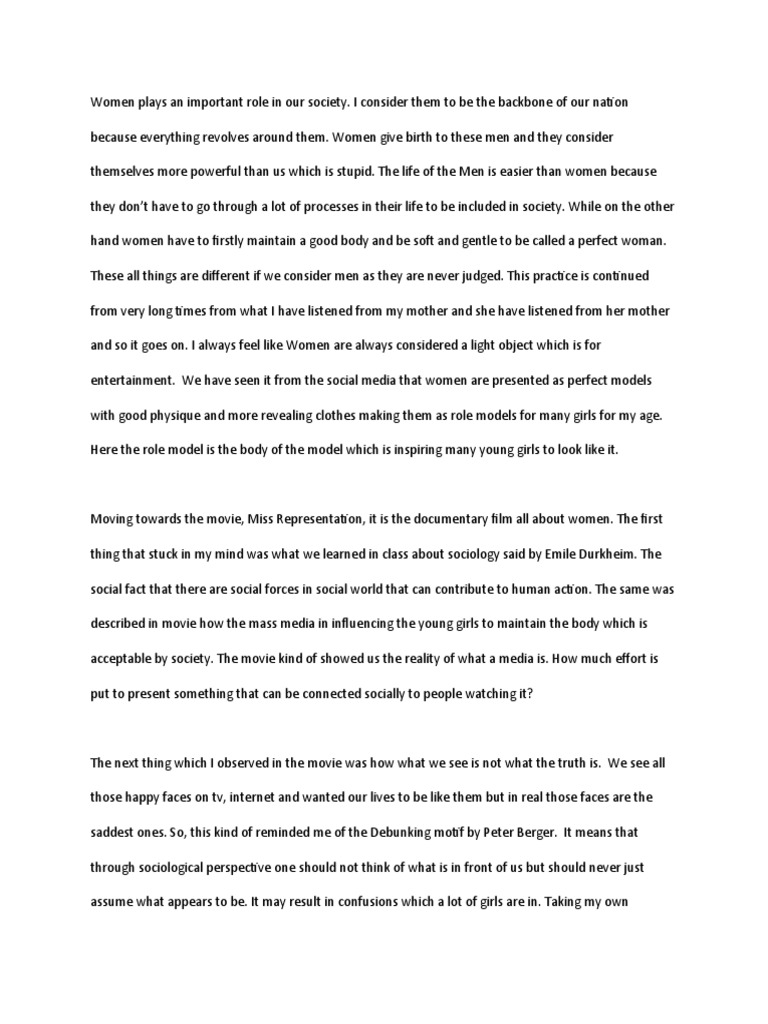 Miss Representation | PDF