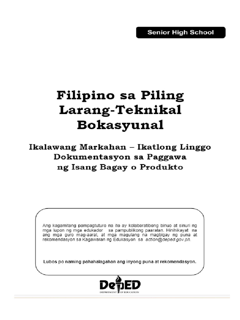 Dokumentasyon Sa Paggawa NG Produkto | PDF