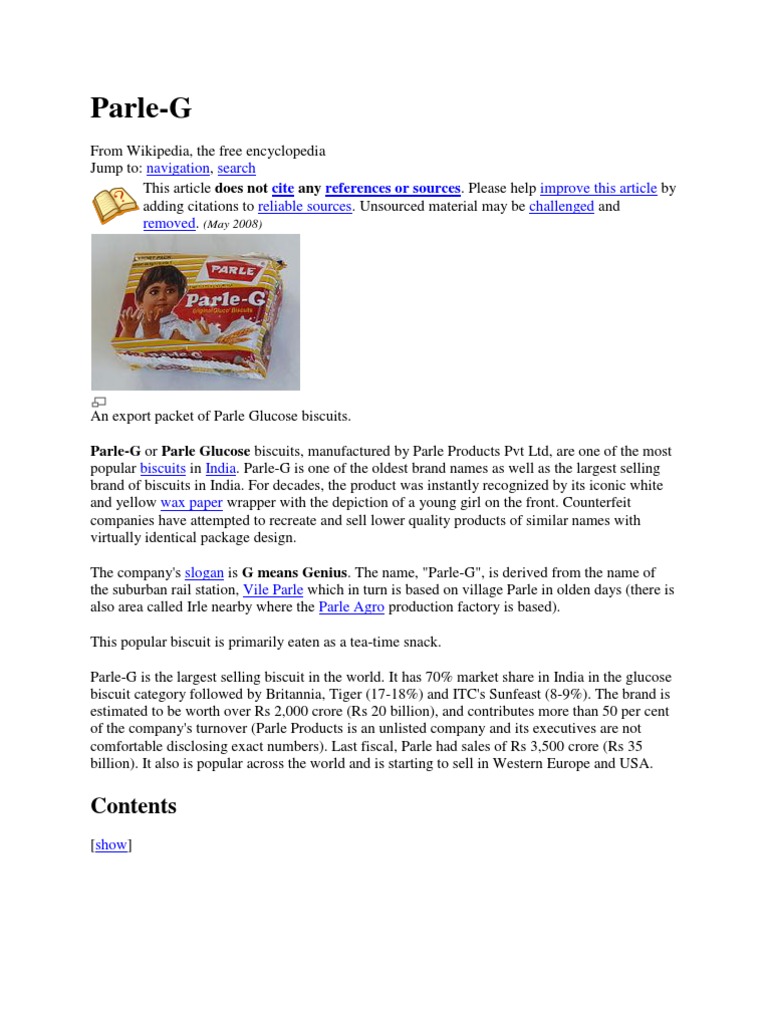Parle | PDF | Brand | Foods