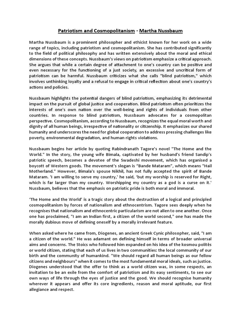 Nussbaum | PDF