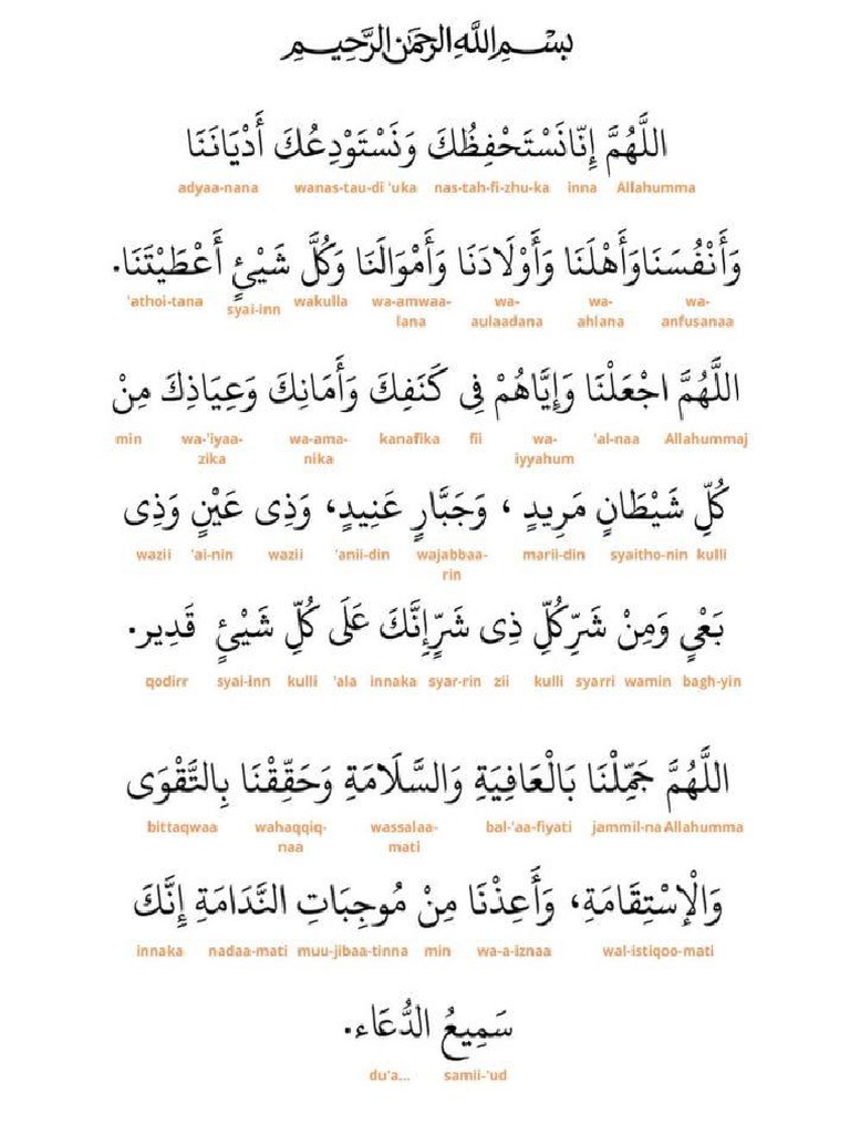 Doa Selamat | PDF