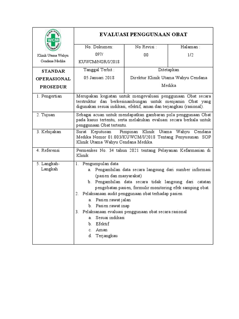 Evaluasi Penggunaan Obat | PDF | Pengembangan Diri