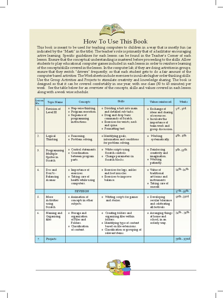 Computer Masti Book 4-5 | PDF | Scratch (Programming Language) | Computer File