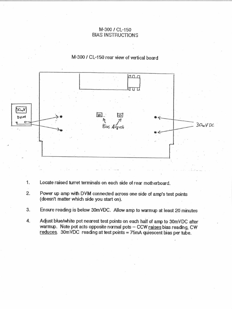 ARC CL150 M300 Bias Adjustment | PDF