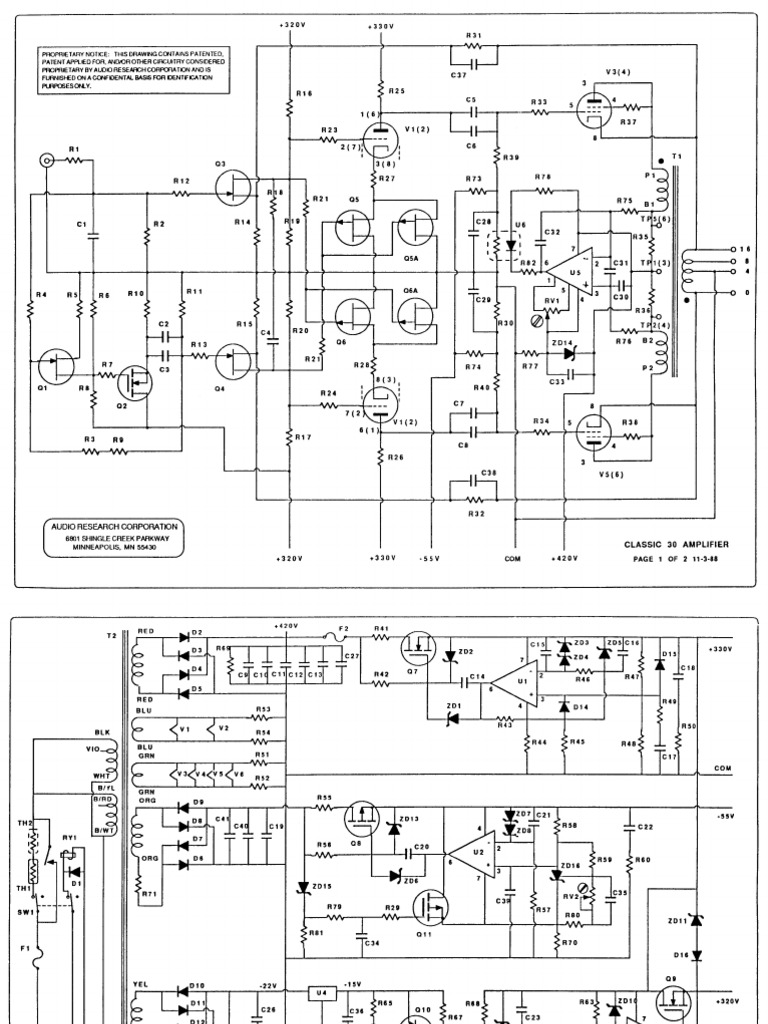 audio-research-classic30-power-amplifier-schematic (1) | PDF