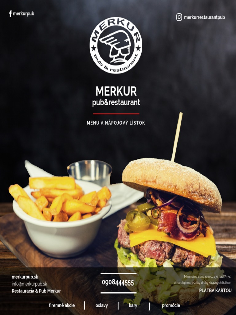 Alacarte Menu Merkur | PDF