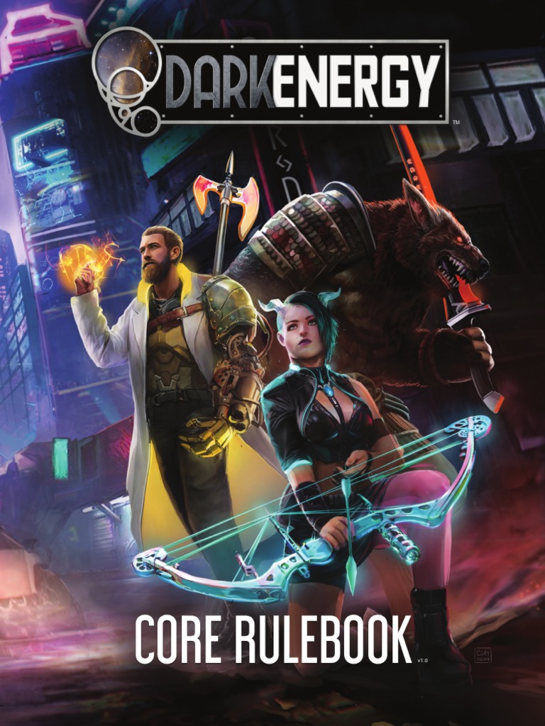 DarkEnergy Core Rulebook v1.1 | PDF | License | Copyright