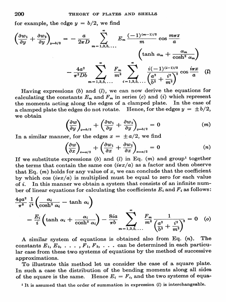 Timoshenko - Theory of Plates and Shells | PDF