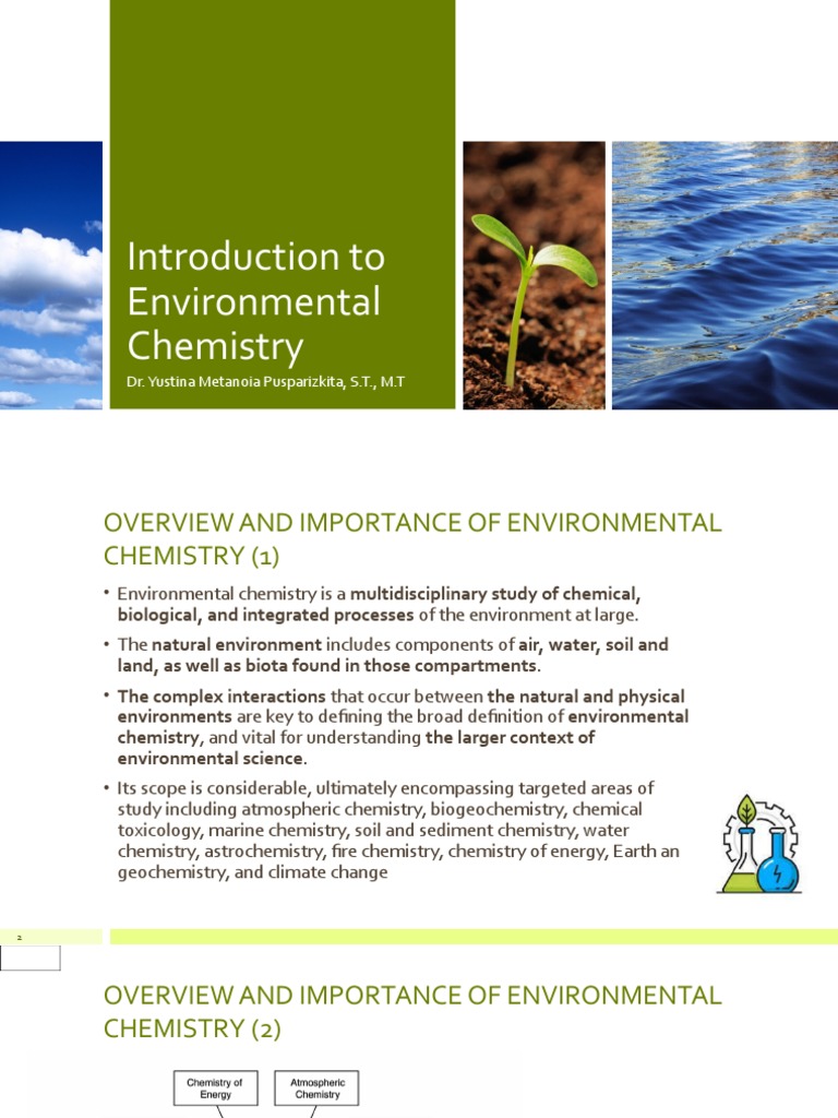 Introduction to Environmental Chemistry | PDF