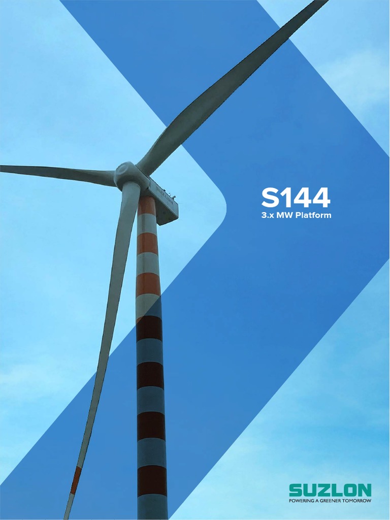 S144 Product Brochure 2023 | PDF | Wind Power | Renewable Energy