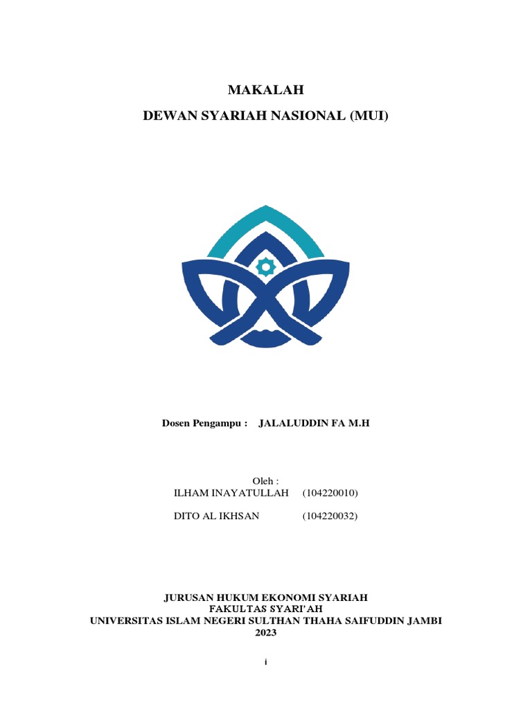 Makalah DSN-MUI | PDF | Karier & Perkembangan