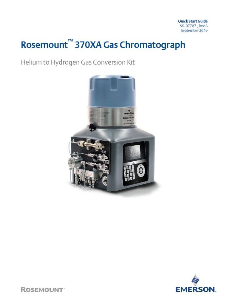 NGC QSG 370XA Helium To Hydrogen Gas Conversion Kit Rev A | PDF | Gas ...