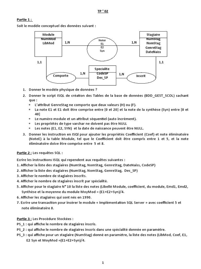 TP Delphi Interbase Corrigé | PDF
