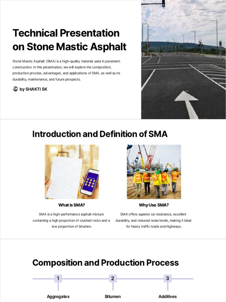On SMA | PDF | Road Surface | Asphalt