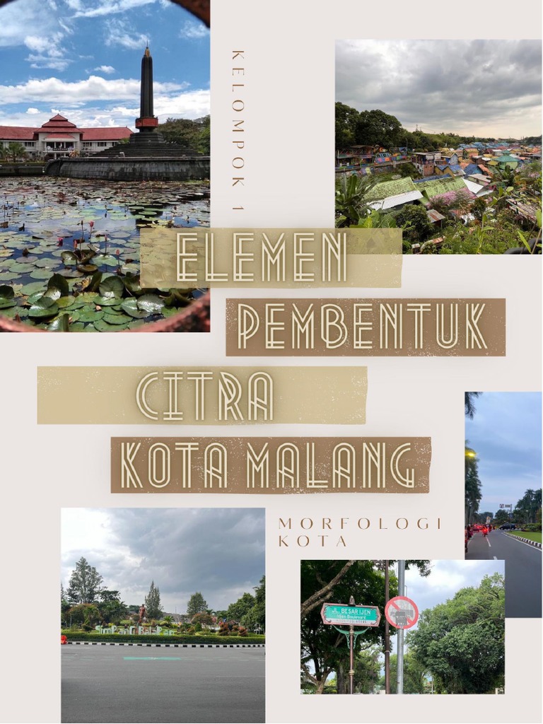 Elemen Citra Kota Malang Menurut Lynch | PDF