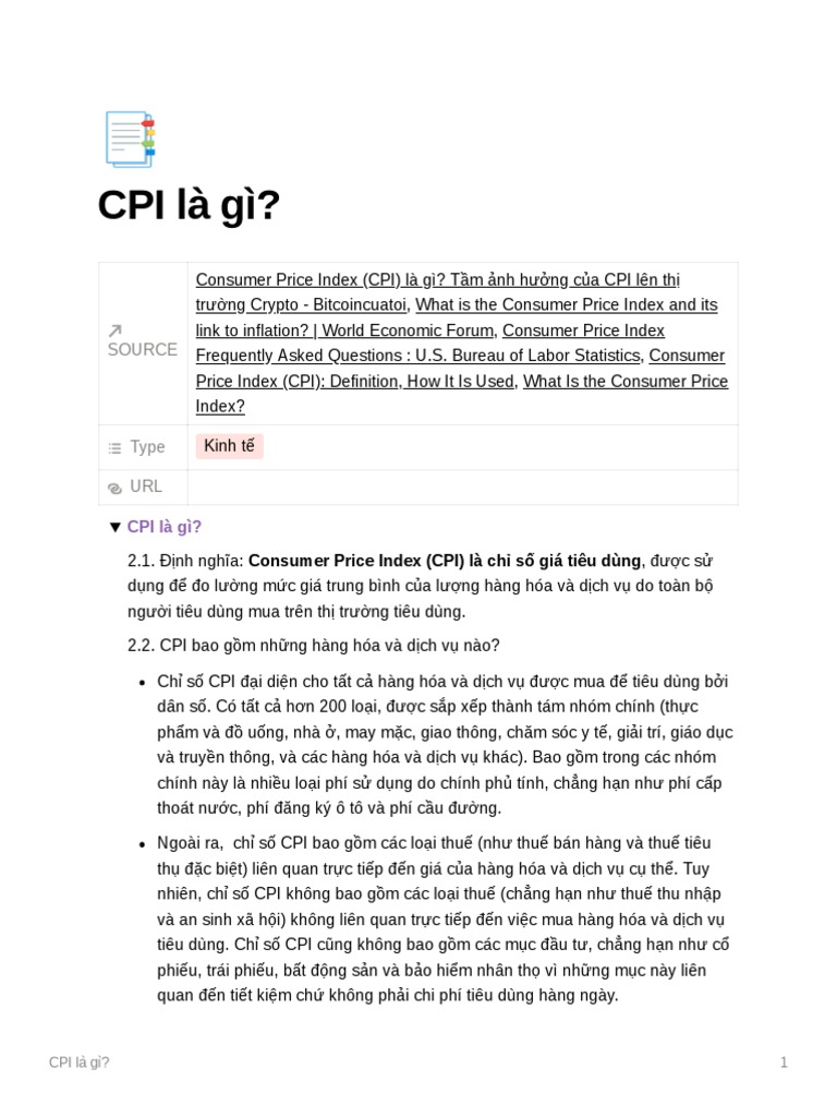 CPI La Gi | PDF