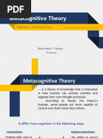 Flavell (1979) Metacognition Cognitive Monitoring | PDF | Metacognition | Understanding