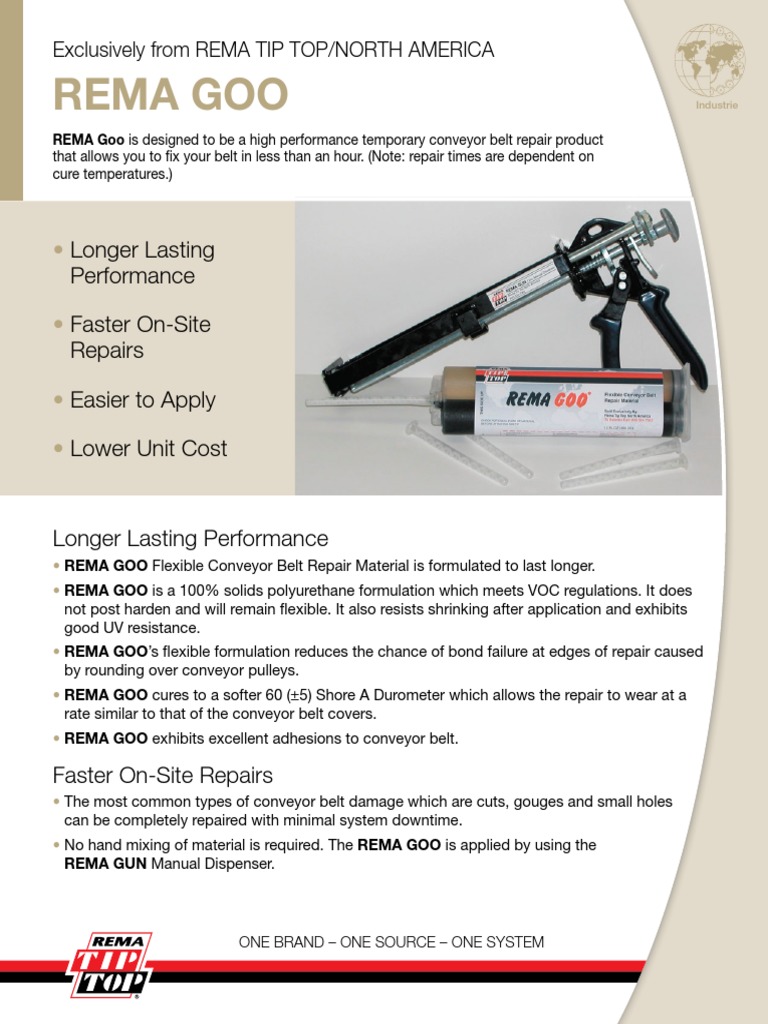 REMA GOO Conveyor Belt Repair | Download Free PDF | Belt (Mechanical ...