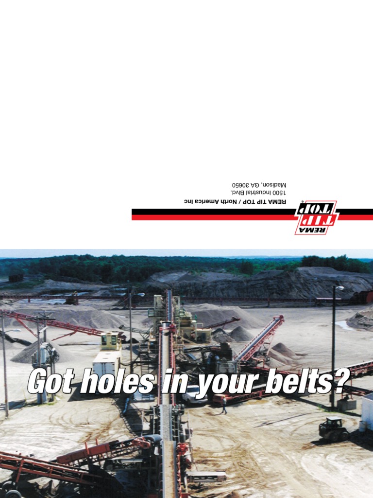 REMA TIP TOP Do It Yourself Conveyor Belt Repairs | PDF | Natural ...