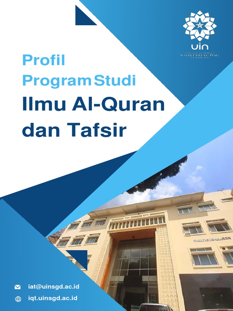 Brosur Program Studi Ilmu Al Quran Dan Tafsir UIN Sunan Gunung Djati Bandung | PDF