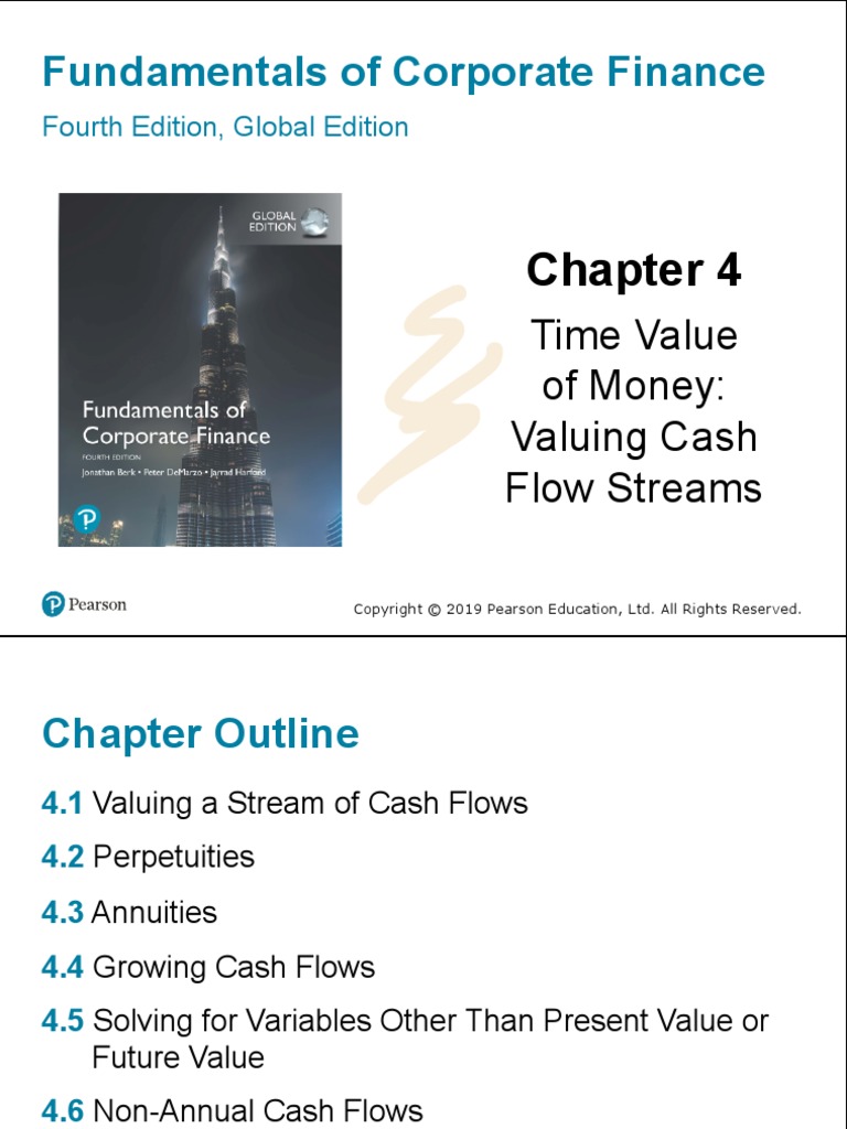 Chapter 4 - Time Value of Money (Valuing Cash Flow Streams) UPDATED | PDF