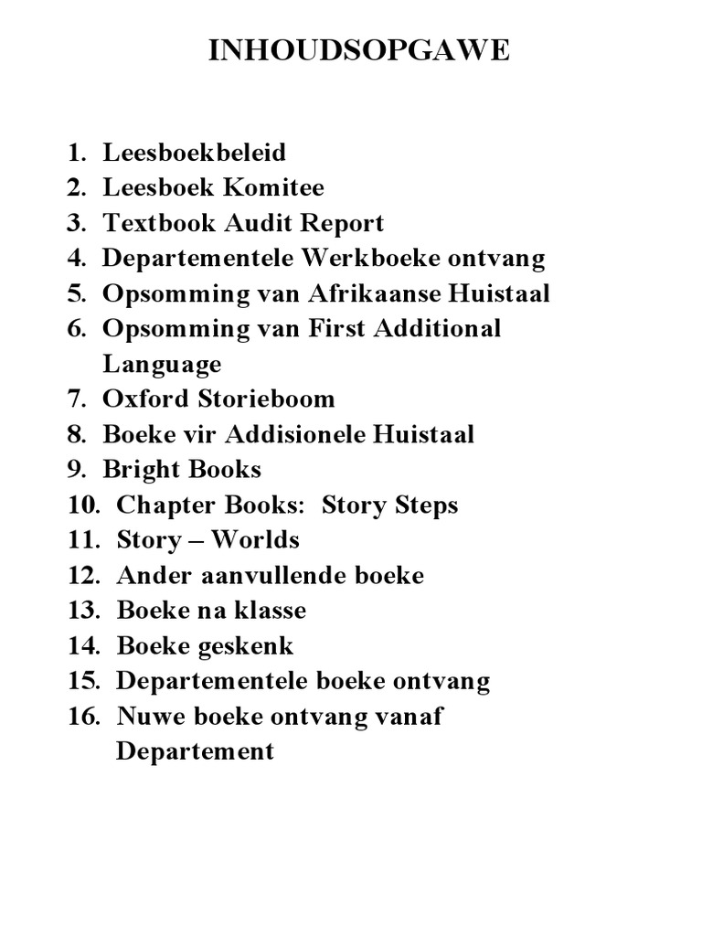 Leesboeke | PDF
