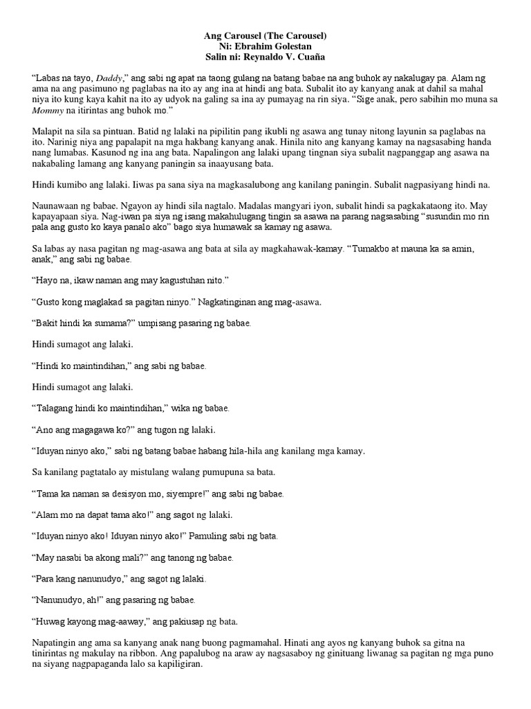 Ang Carousel | PDF