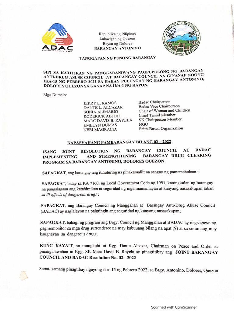 3.-BADAC-RESOLUTION-ON-DRUG-SURRENDERER (4) | PDF