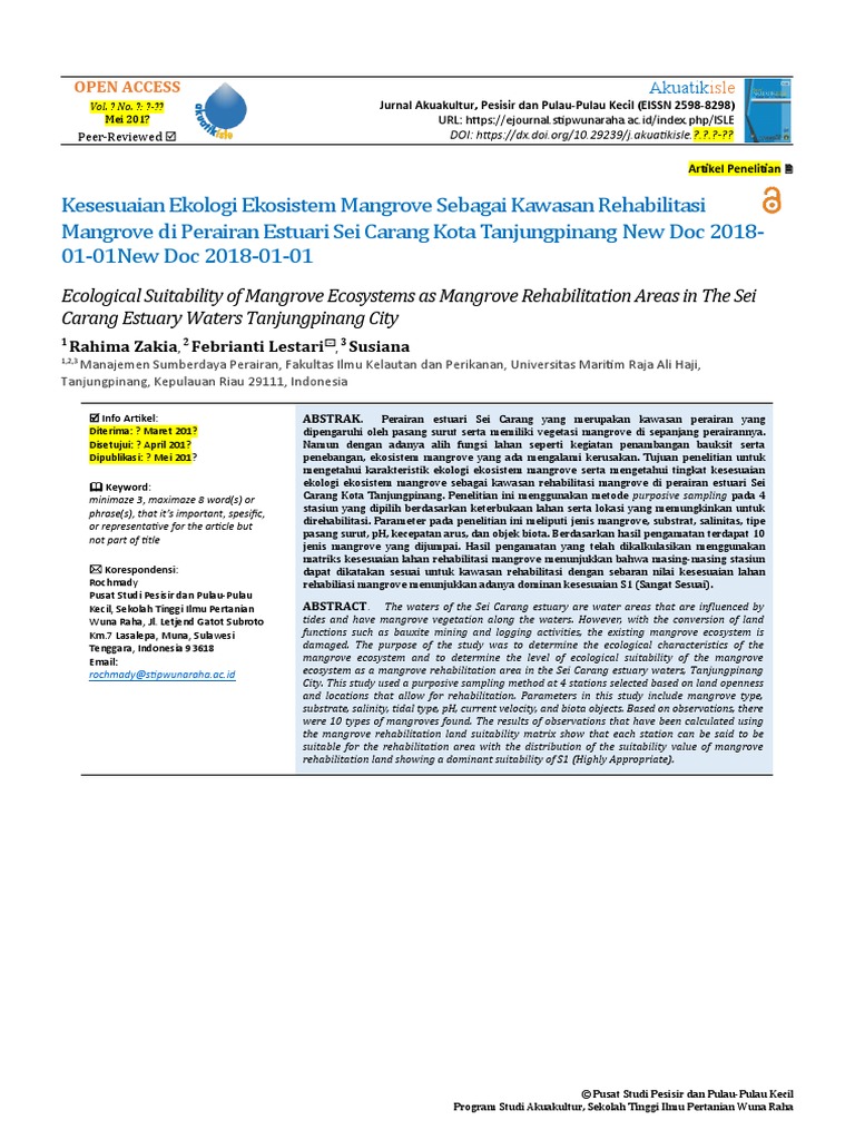 Rahima Jurnal Skripsi | PDF | Sains & Matematika