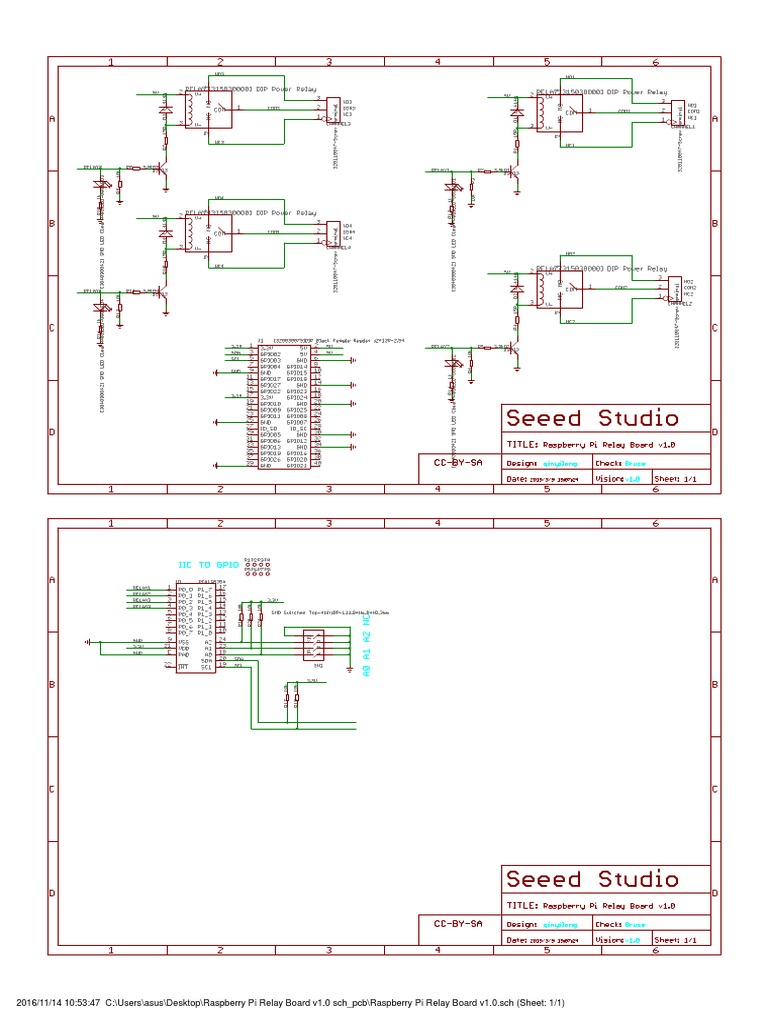 Raspberry Pi Relay Board v1.0 | PDF