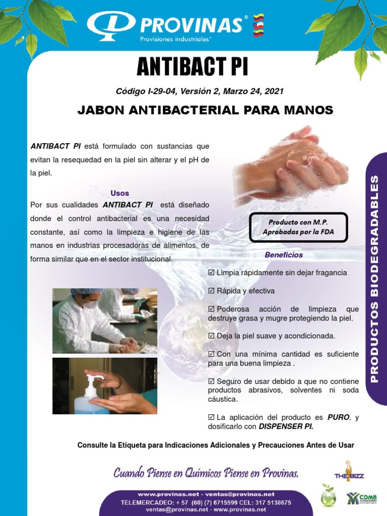 Antibact Pi I-29-04 v2 | PDF