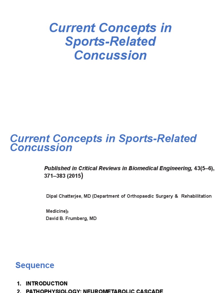 Concussion in Sports | Download Free PDF | Concussion | Traumatic Brain ...