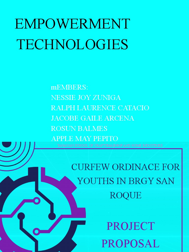 Empowerment Technologies | PDF | Juvenile Delinquency | Police