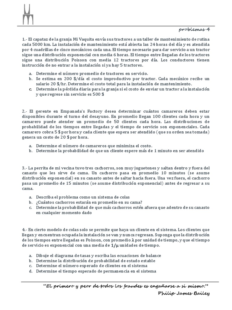Problemas 4 | PDF