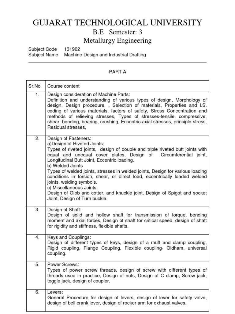 Machine Design And Industrial Drafting Pdf Stress Mechanics