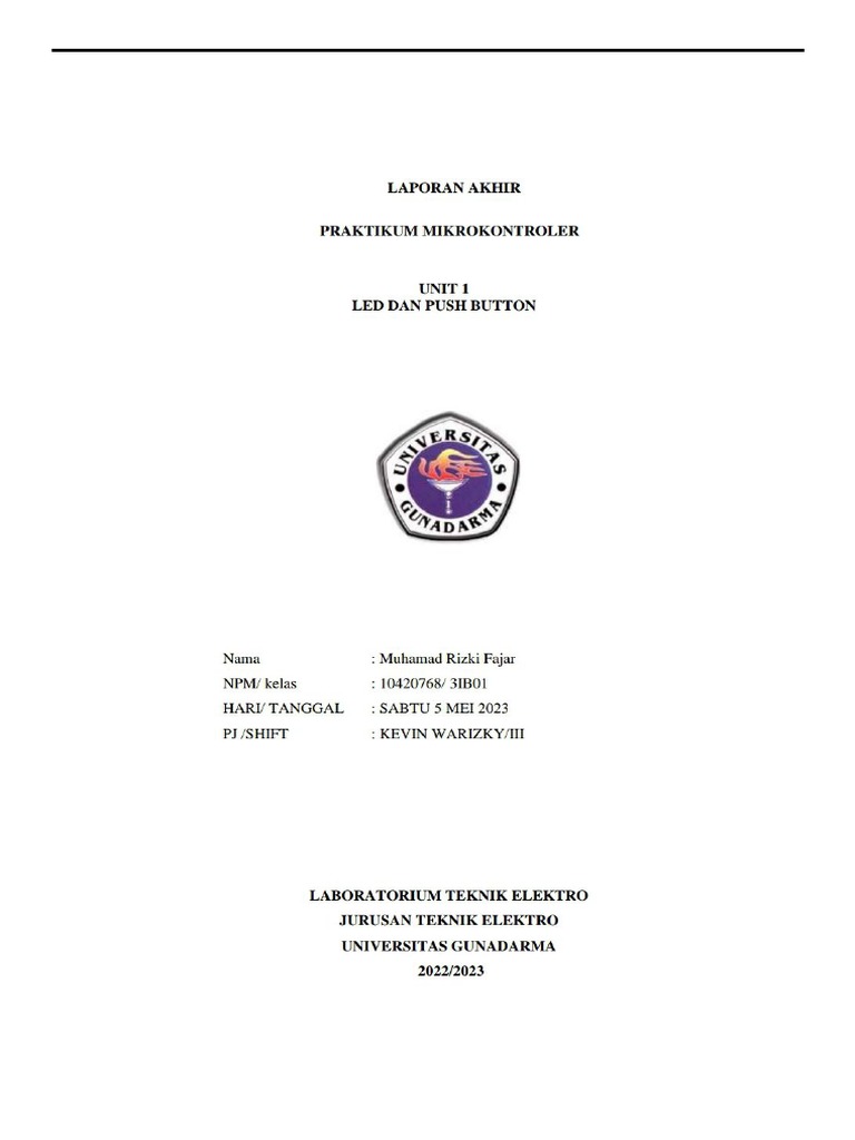 Muhamad Rizki Fajar_10420768_3IB01_LA unit 1 | PDF