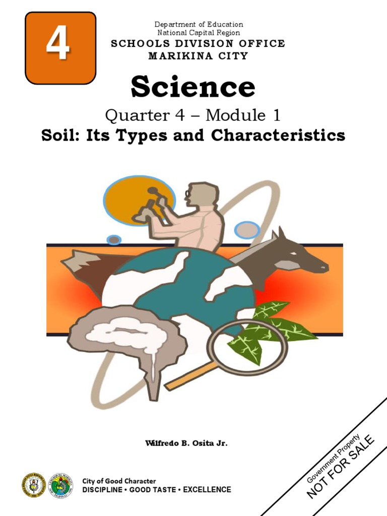 Sci4 Q4 M1 Soil Its Types And Characteristics Pdf Soil Clay