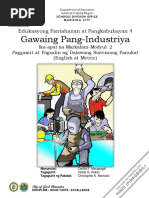 EPP4 Q3 Week1 Mga Kagamitan Sa Pagsusukat | PDF
