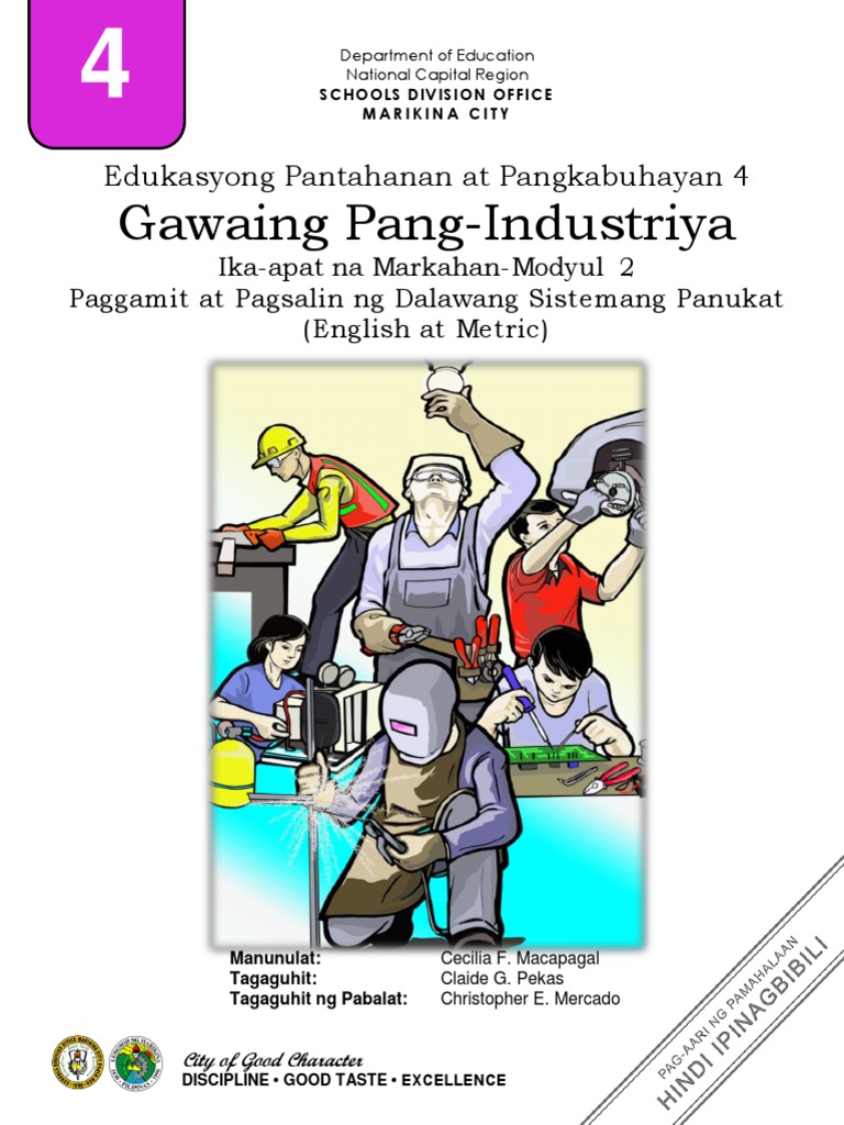 EPP4 IA Q4 Mod2 Dalawang Sistemang Panukat English at Metric v6 | PDF