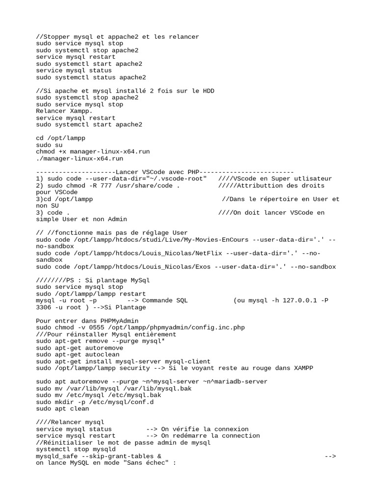 Dep - Mysql-PHP-Linux | PDF | Sudo | MySQL Dep - Mysql-PHP-Linux | PDF | Sudo | MySQL