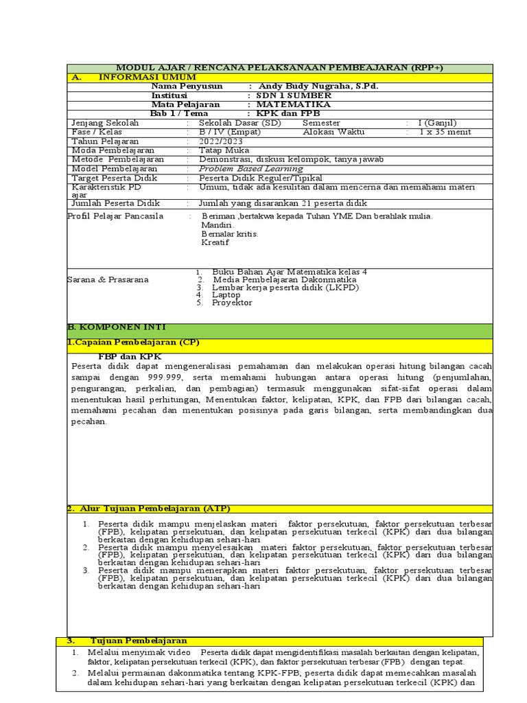 MODUL AJAR (Rencana Aksi 2) Siklus 2 FPB | PDF | Karier & Perkembangan ... MODUL AJAR (Rencana Aksi 2) Siklus 2 FPB | PDF | Karier & Perkembangan ...