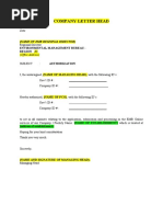 Letter of Appointment Designation As PCO | PDF