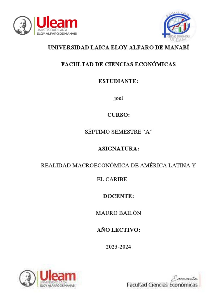 Caratula Uleam 2023 | PDF