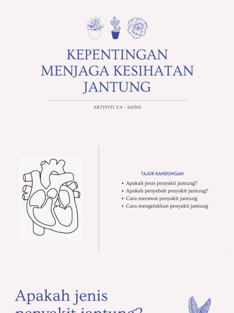 Kepentingan Menjaga Kesihatan Jantung | PDF
