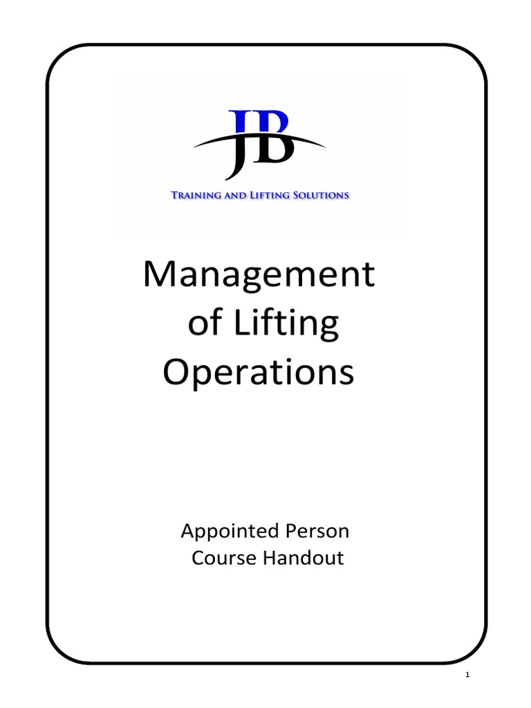 Appointed Person Handout | PDF